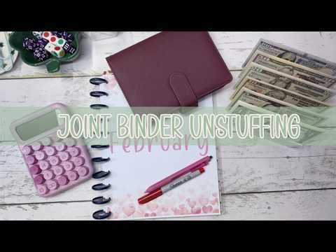 February Week 4 Unstuffing Joint Binder | Reallocating Leftover
