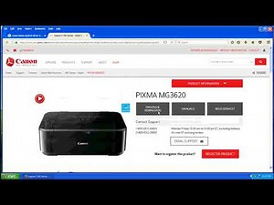 How To Download, Canon PIXMA MG3620, Driver