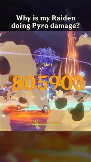 WHY IS MY RAIDEN DOING PYRO DAMAGE?