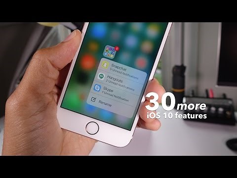 30 more new iOS 10 features + changes!