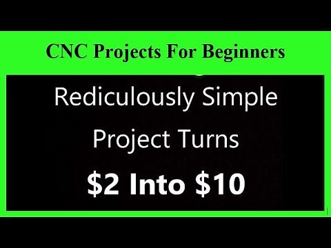 ** EASY ** CNC Router Project For Beginners That Sell, Simple Small CNC Projects That Make Money