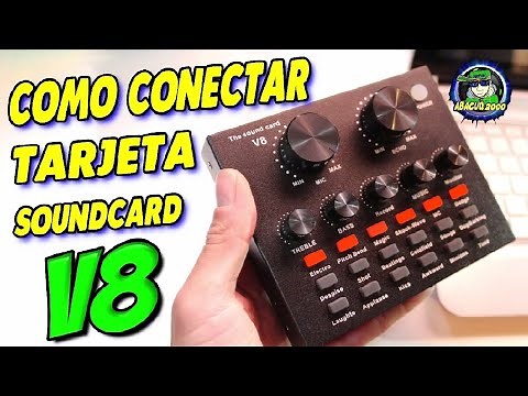 COMO CONECTAR TARJETA DE AUDIO THE SOUND CARD V8 A TU PC BIEN EXPLICADO - abacuq2000