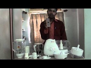 BAJAJ FX11 Food Processor DEMO (watch HD) (READ DESCRIPTION)