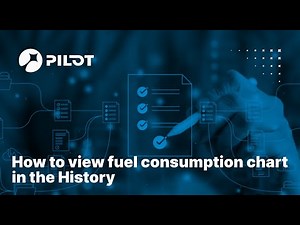 How to view fuel consumption chart in the History section