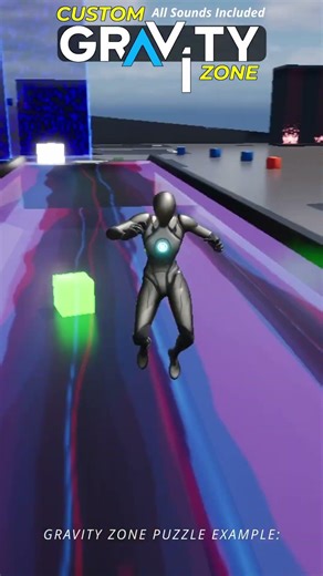 06 07 Puzzle idea using Custom Gravity Zone on Unreal Engine