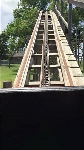 Oklahoma Land Run Backyard Roller Coaster POV HD
