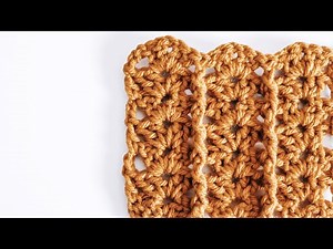 Crochet Stitches: Posts and Shells | CJ design by Danii's Ways