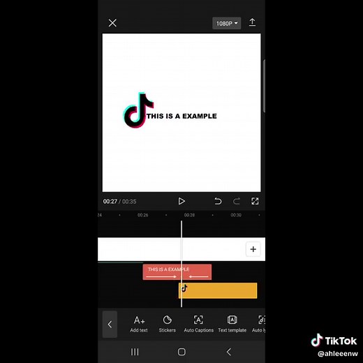 CapCut Tutorial: Text Transition Font Arial Black Tutorial
