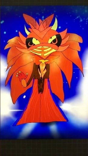 Drawing all Season 5 Masked Singer Characters: Phoenix