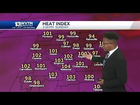 Humidity returns to Alabama forecast this weekend, increasing rain chances and the heat