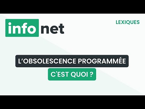 L’obsolescence programmée, c'est quoi ? (définition, aide, lexique, tuto, explication)