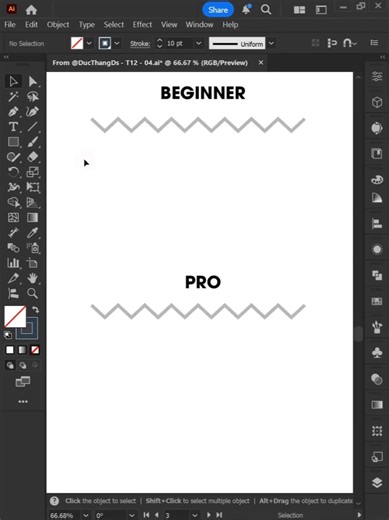 Adobe Illustrator 2026 - Tips for creating Zig Zag Background Patterns Creator: @graphic_tutorials_by_duc . Stand out with stunning visuals! Hire us today for professional graphic and logo design that brings your brand to life. Let's create something unforgettable! . #art #graphicsdesigner #beginner #tutorial #adobe duc