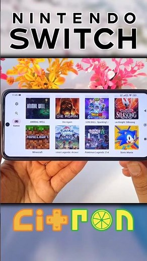 How To Play Switch Games On Android | Citron Best Nintendo Switch Emulator For Android #shorts