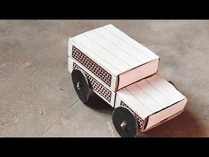 how to make match box car /matchis ki car kase banaye / how to make a toy car /Matchbox car