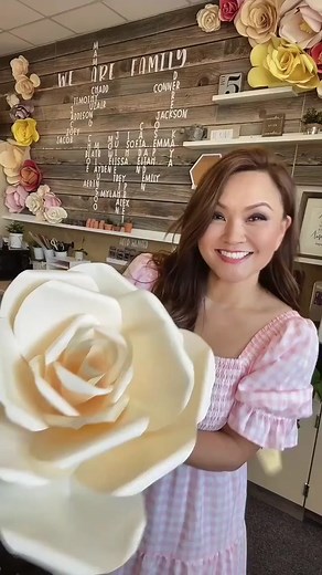 DIY Paper Flower Backdrop Tutorial for Garden Party Decorations