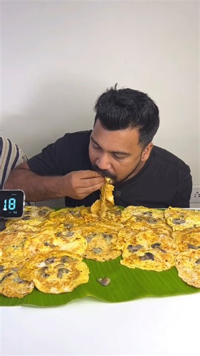 1M views · 19K reactions | 100 MUSHROOM OMELETTE EATING CHALLENGE | Wake'N'Bite | Facebook
