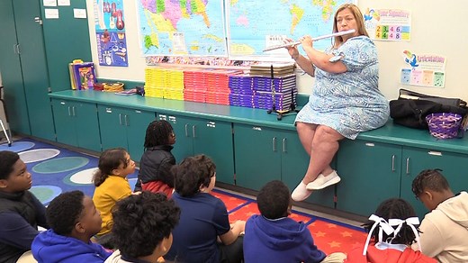5.4K views · 53 reactions | The Whale Branch Middle School band director is visiting Whale Branch Elementary School to introduce fourth and fifth graders to the middle school band program. Students are learning about different instruments, hearing live demonstrations, and discovering how they can start preparing now to join the band next school year. | Beaufort County School District | Facebook