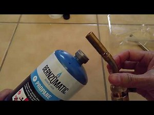 Simple & Easy Way To Start Ignite Plumbing Propane Fire Torch DIY Full HD 2016
