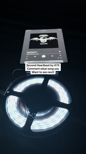 Second heartbeat by avenged sevenfold - StrupGlow Reacts metal - Ws2815 - LED Pixel Strip Comment what metal song you want to see next! #avengedsevenfold #a7x #a7xfans #metalhead #heavymetal