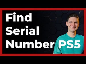 How to Find the Serial Number & Model Number of PS5 Console Tutorial (2024) - Full Tutorial