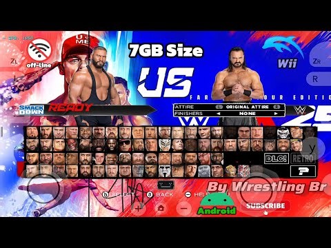 New WWE 2K25 Wii On Dolphin Emulador Android Bron Breakker Vs. Drew Mcintyre Full Match | Gameplay