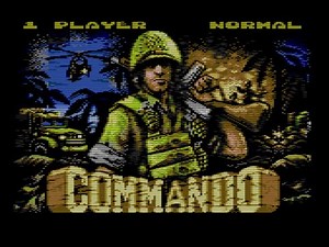 COMMANDO !! ATARI 800 XL - FULL GAME
