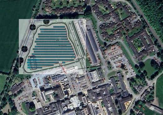 Shropshire hospital's 'scandalous' plan to put solar panels on nearby playing field is rejected amid backlash