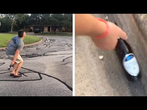 Glass Bottle Doesn't Break After Crashing To The Ground