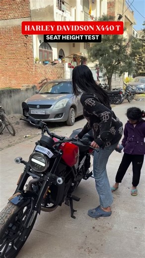 Harley Davidson X440 Seat Height Test Kitni height ke liye ye perfect bike ho sakti hai #jaipur #harleydavidson #x440t #x440 | Ankur Singh Shekhawat