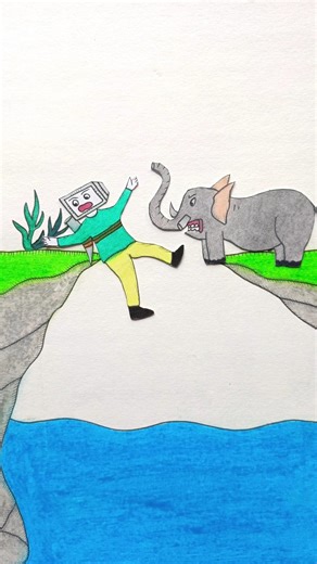 One Step Away… But Still Holding On 🥺💔#shortsfeed #youtubeshorts #skibiditoilet #drawing