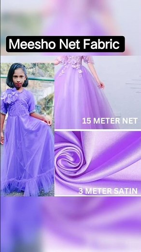 ❤️ Meesho Net Cloth Convert Frock👗❤️#meesho cloth review #shorts #viral shorts #trending #fashion