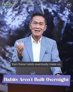 217K views · 7.4K reactions | Change doesn't happen overnight. It takes practice and perseverance to become better each day. This video is a portion of our #FitForLife message entitled, "Build Keystone Habits" Facebook: https://www.facebook.com/CCFmain/videos/533656797633042 YouTube: https://go.ccf.org.ph/01162022Eng Website: https://www.ccf.org.ph/message/build-keystone-habits-am/ | Christ's Commission Fellowship | Facebook