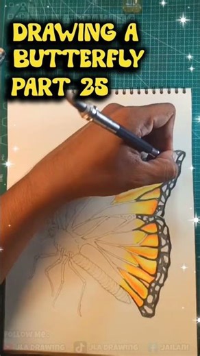 butterfly drawing tutorial part 25
