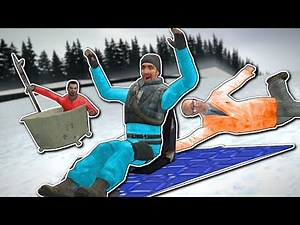 INSANE SLED BUILD RACE! - Garry's Mod Gameplay - Gmod Sled Build Race!