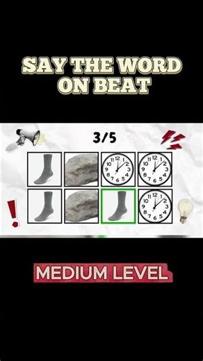 SAY THE WORD ON BEAT. MEDIUM LEVEL #saythewordonbeat #newtrend #goviral