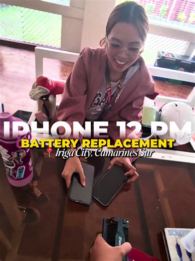 Iphone 12 PRO MAX Battery Replacement Problem: LOW BATTERY HEALTH Loc: Iriga City , Camarines Sur Busy schedule? Skip the trip to the shop—we bring the service right to your doorstep! Anywhere in Bicol. Dm us #iphonerepair #RayBanMeta #iphone #buyandsell #homerserviceiphone