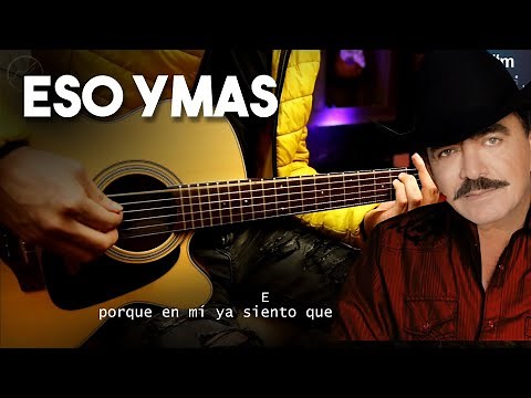 Eso y Más - Joan Sebastian GUITARRA Cover ACORDES + INTRO | Tutorial COMPLETO Christianvib