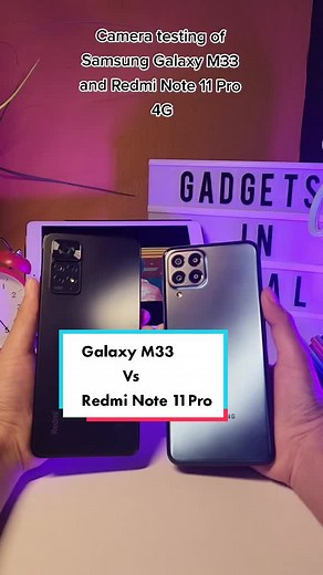 Samsung Galaxy M33 Vs Redmi Note 11 Pro 4G Camera Test