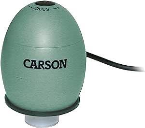 Carson zOrb USB Digital Computer Microscope with 53x Effective Magnification (Based on 21 inch Monitor), Safari Green