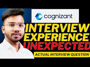 Cognizant Interview Questions and Answers | Cognizant Interview Experience🔥