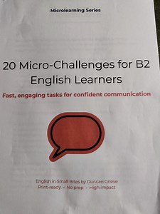 B2 English Micro-challenges, Printable Exercises (PDF Pattern) - Etsy