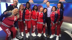 The Washington Wizards Senior Dance Team