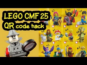 LEGO Minifigures Series 25 QR code hack - it works!