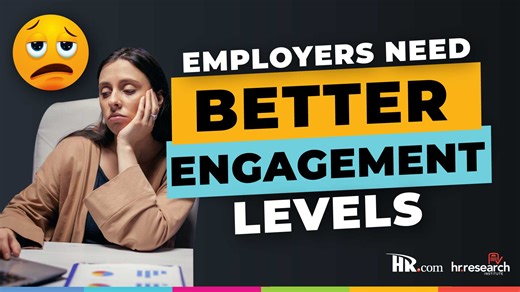 Employee engagement levels today are “meh.” 🫤 What can HR do about it? Download the free report to learn how to engage and keep your people. #HRResearchInstitute #employeeengagement https://okt.to/Low6z2 | HR.com