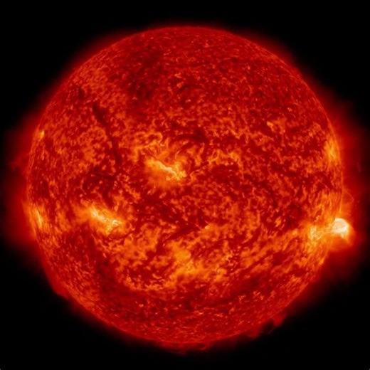 The Sun through the 304A wavelength filter
