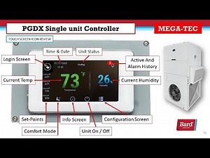 Bard PGDX Single Unit Controller For Use With MEGA-TEC Series Products