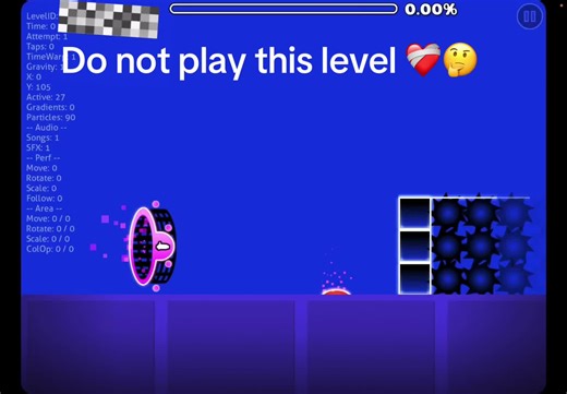 Yall i’m just warning you guys do not play this level ❤️‍🩹☠️ #geometrydash #viral #fyp #gd #dryout