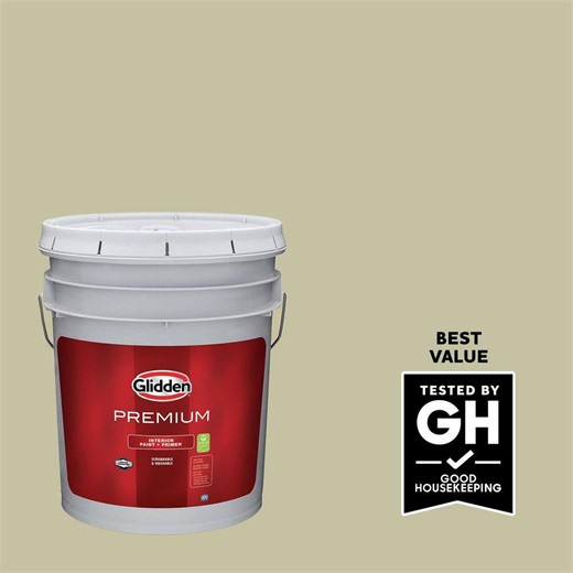 Reviews for Glidden Premium 5 gal. PPG1113-3 Northern Landscape Flat/Matte Interior Paint | Pg 4 - The Home Depot