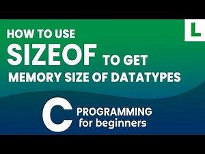 C Programming: How to Check Memory Size for Different Data Types | sizeof Operator Explained