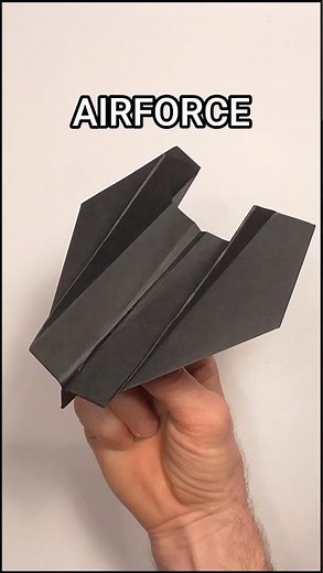 HOW TO MAKE A AIRFORCE PAPER AIRPLANE | HOW TO MAKE A COOL PAPER PLANE STEP BY STEP INCLART